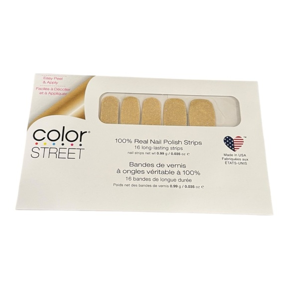 Color Street | Makeup | Color Street Pop The Bubbly Champagne Gold ...